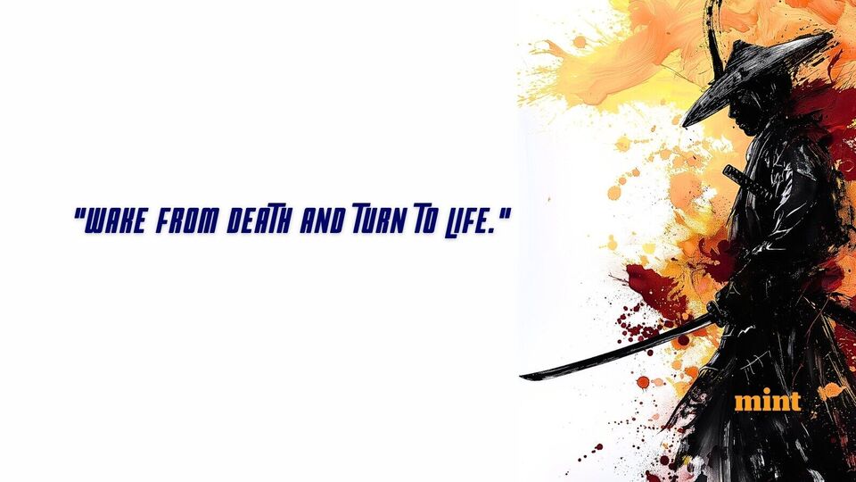 Japanese proverb of the day: ‘Wake from death and turn to life ...