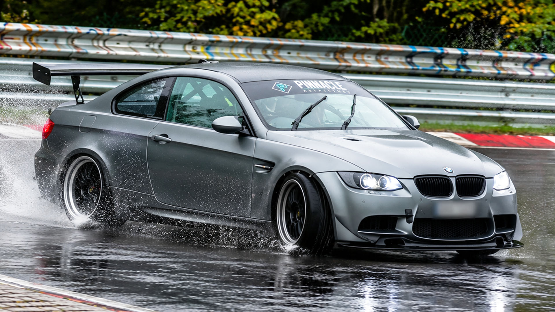 Crazy wet weather driving at Nürburgring Nordschleife Touristenfahrten