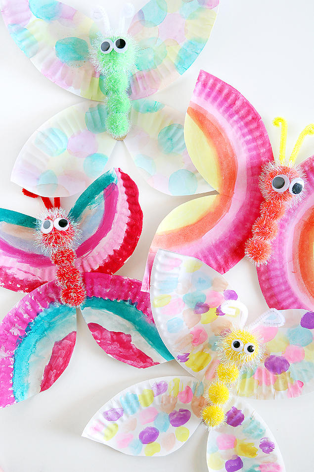 Butterfly crafts: 25+ easy ideas for all ages