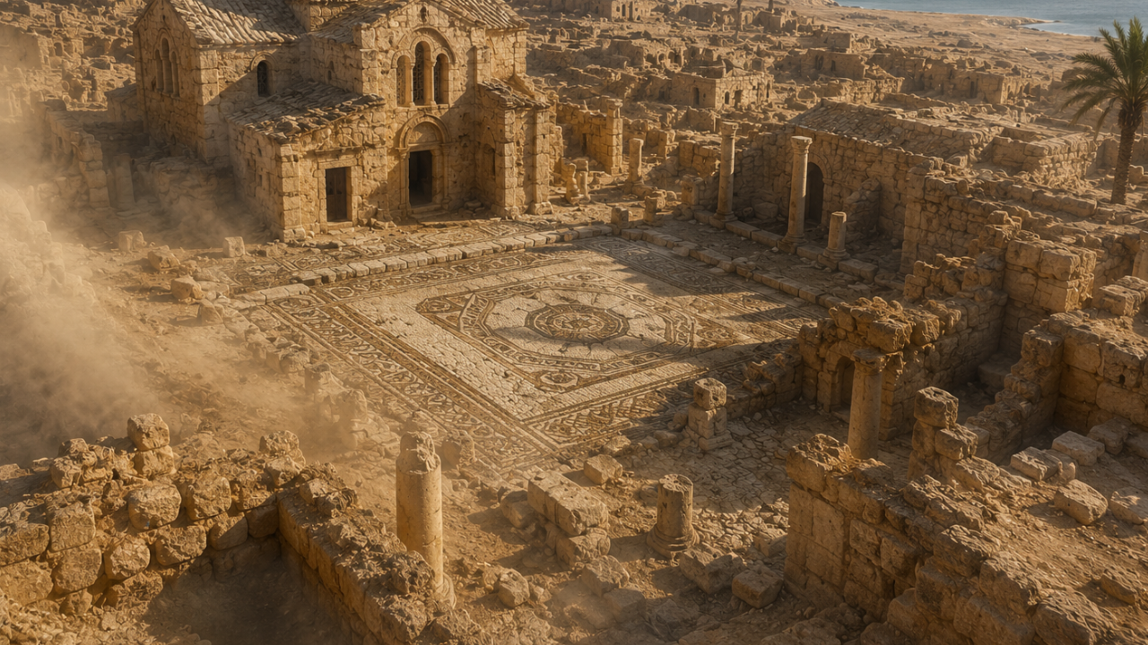 Archaeologists used 1,500-year-old map to uncover a lost city buried ...