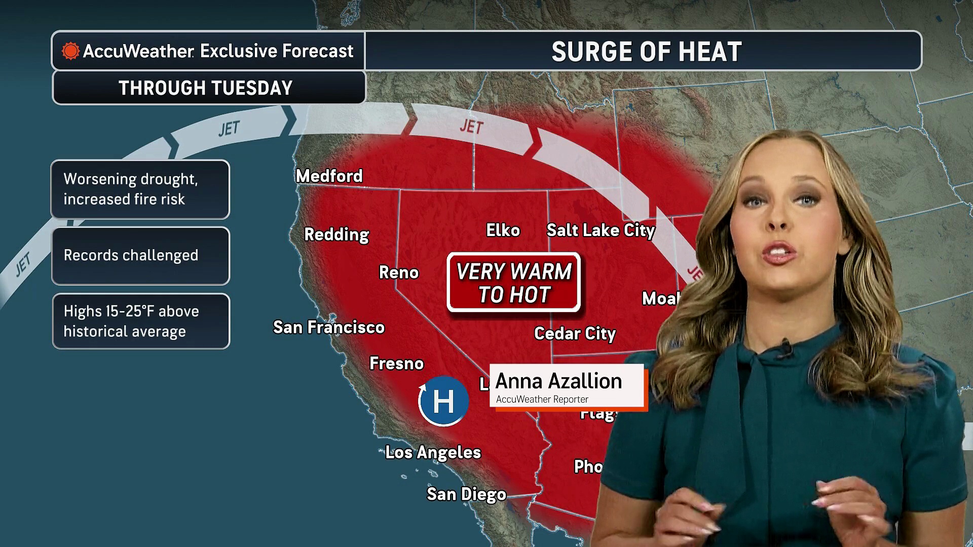 Scorching heat wave to challenge records across Southwest