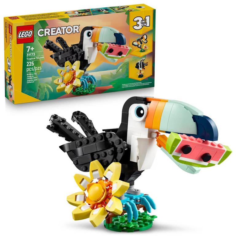Target is selling a colorful 225-piece Lego tropical toucan set for ...