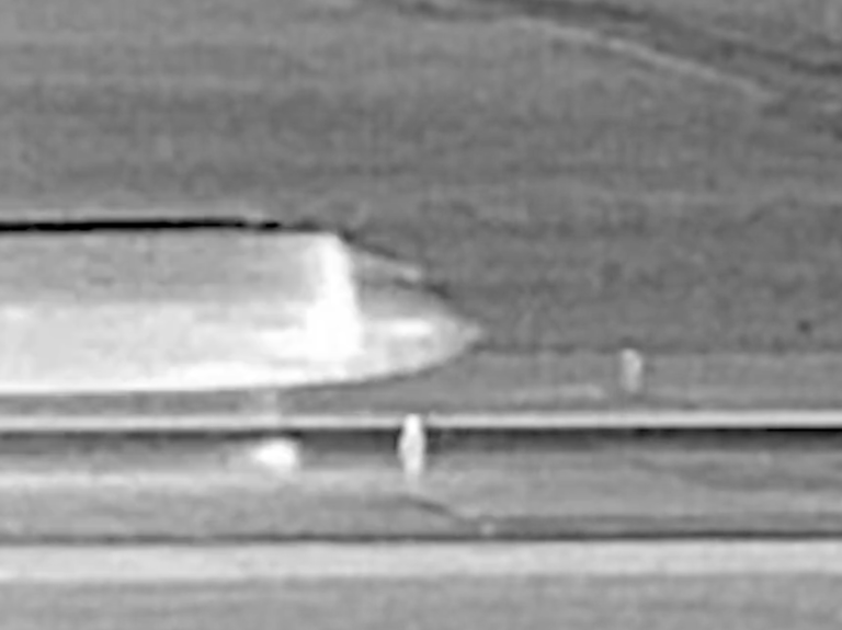 Thermal-imaging footage shows moment person hit by plane in Denver