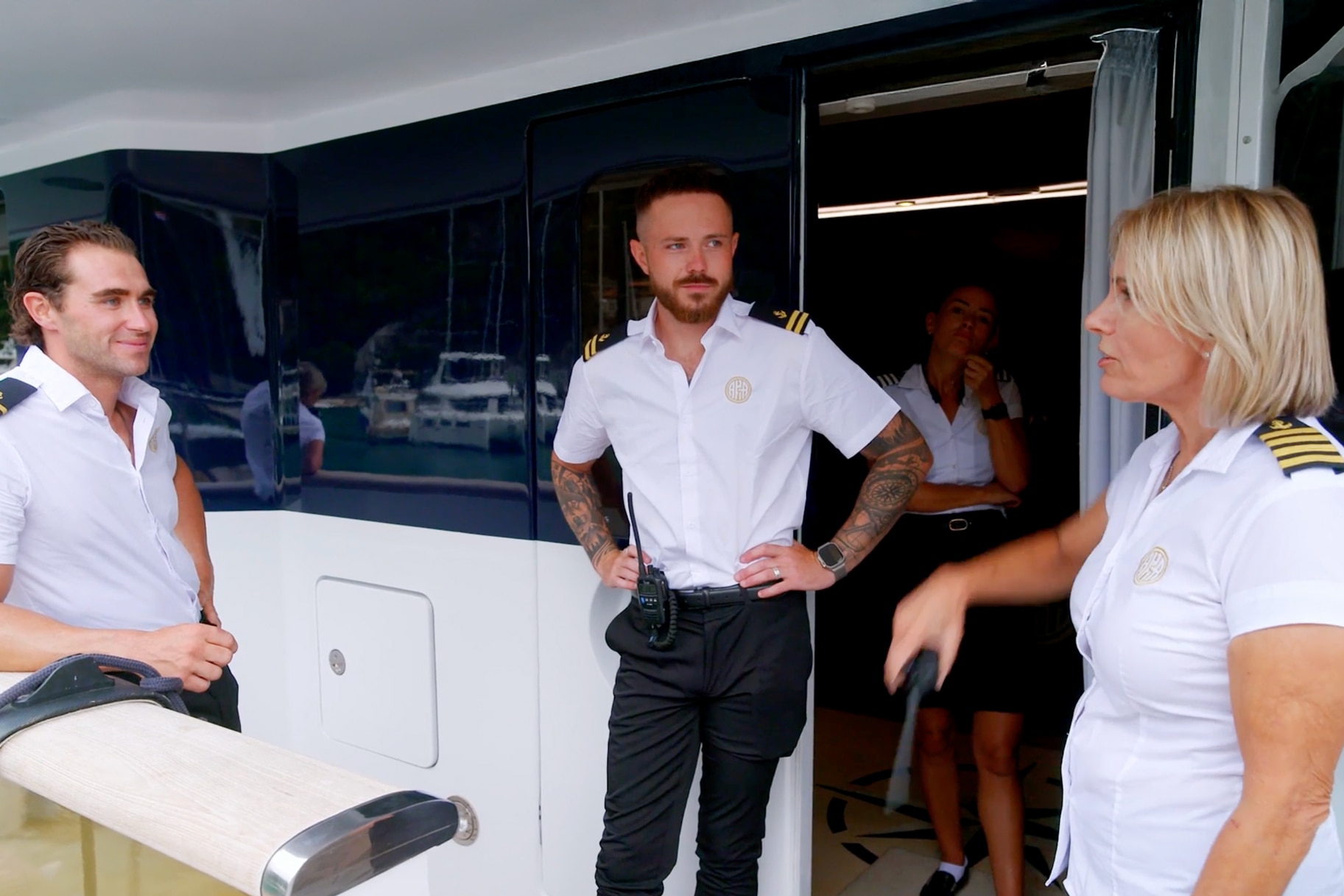 Captain Sandy slams Nathan Gallagher and Joe Bradley in Below Deck Med ...