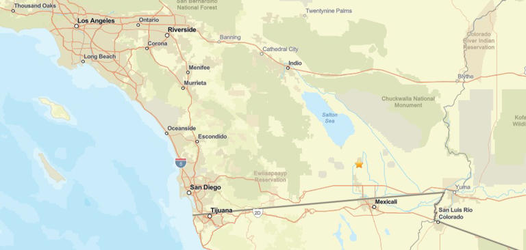 No damage reported in San Diego County from Brawley earthquake swarm
