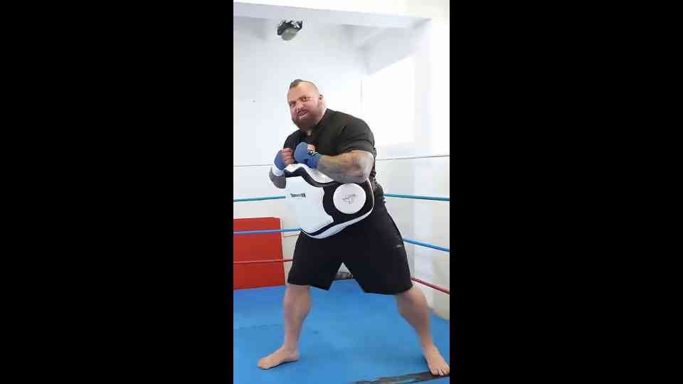I kicked Eddie Hall