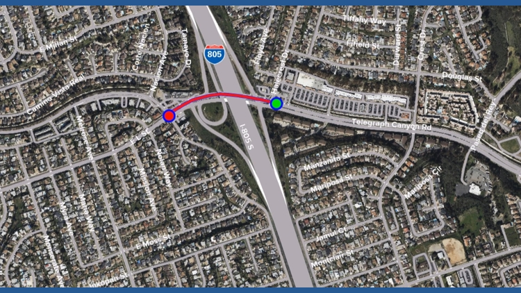 Telegraph Canyon Road to close nightly this week for construction