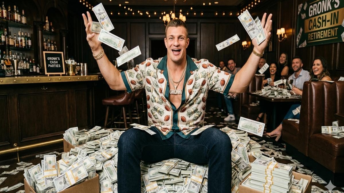 Rob Gronkowski reveals the financial rule that helped him save all $70. ...