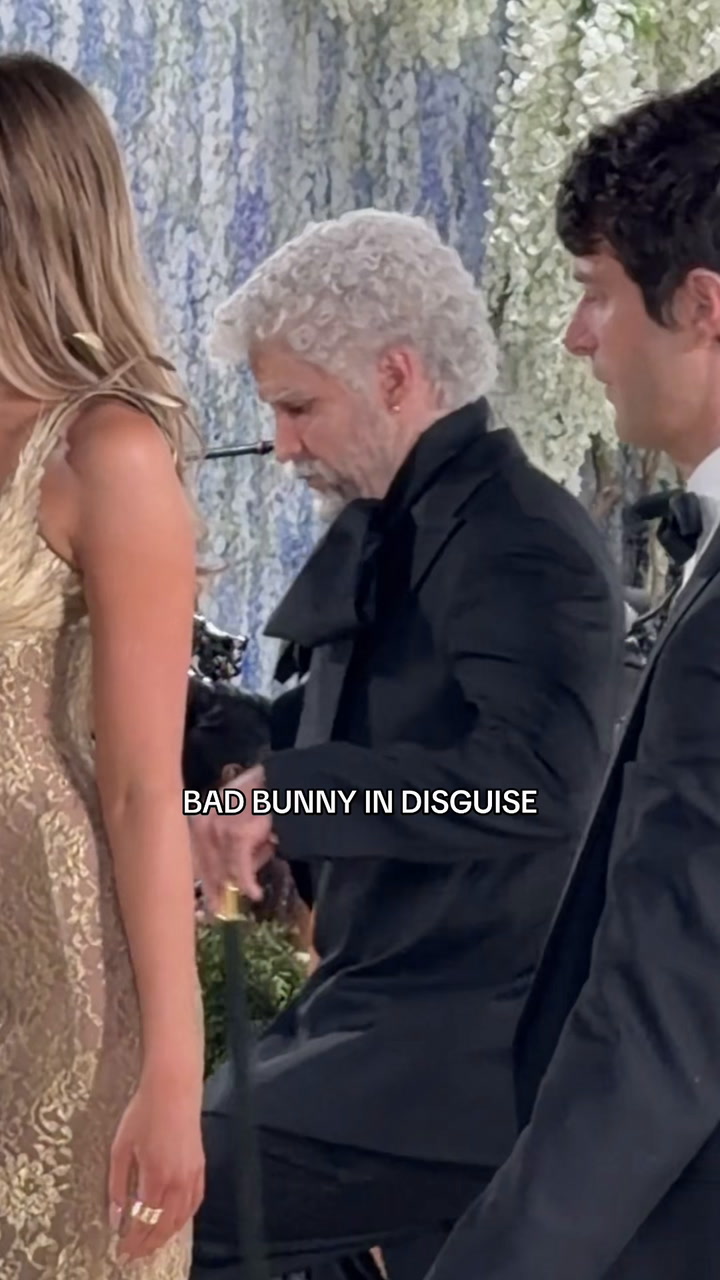 Bad Bunny in disguise at the Met Gala?