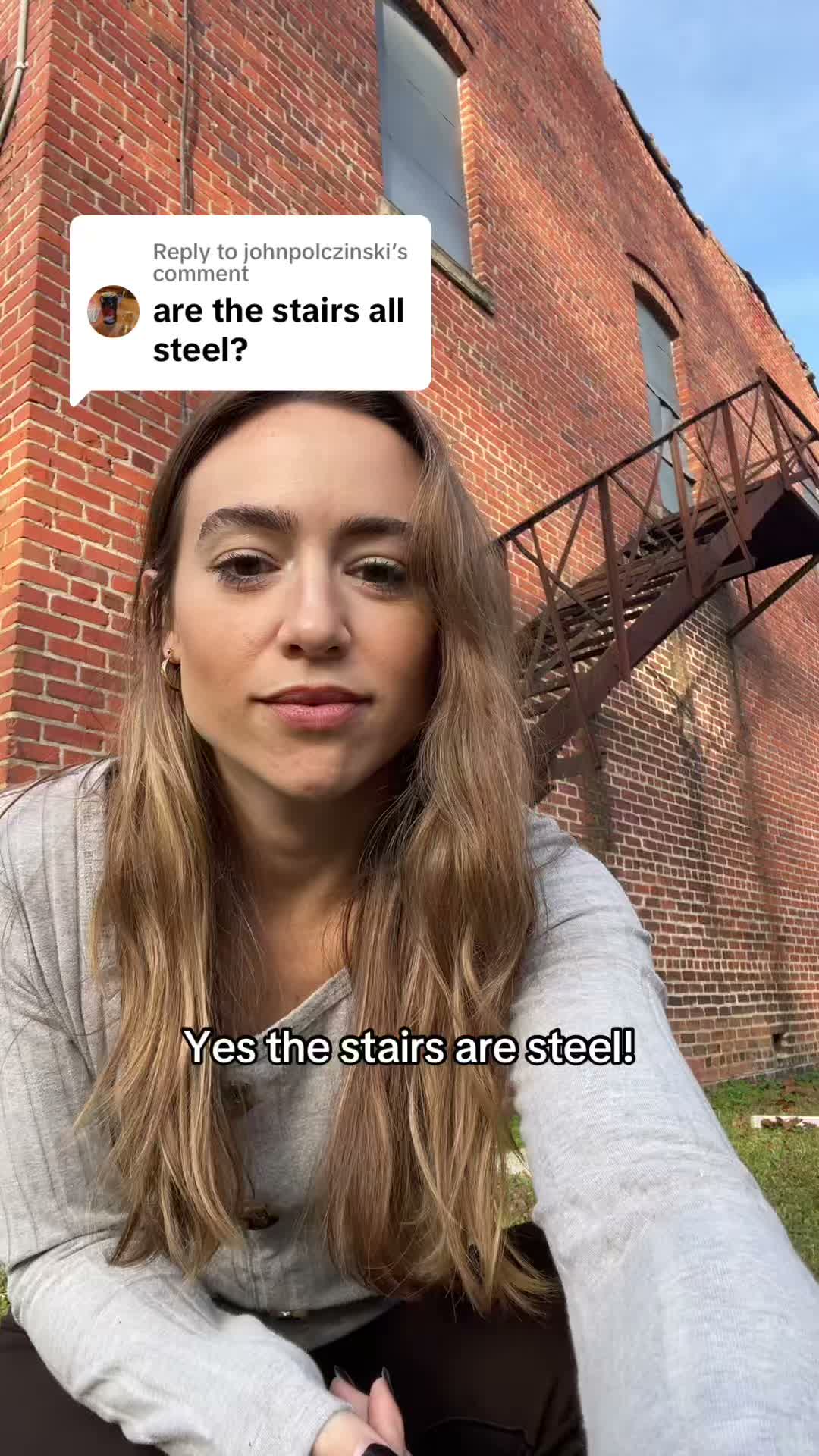 My steel stairs!