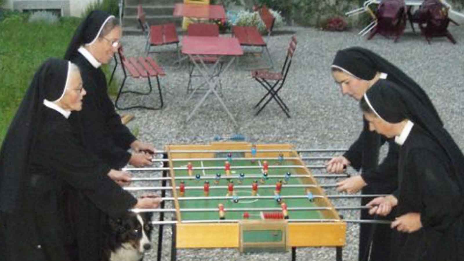 25 'out of place' nuns just living their life