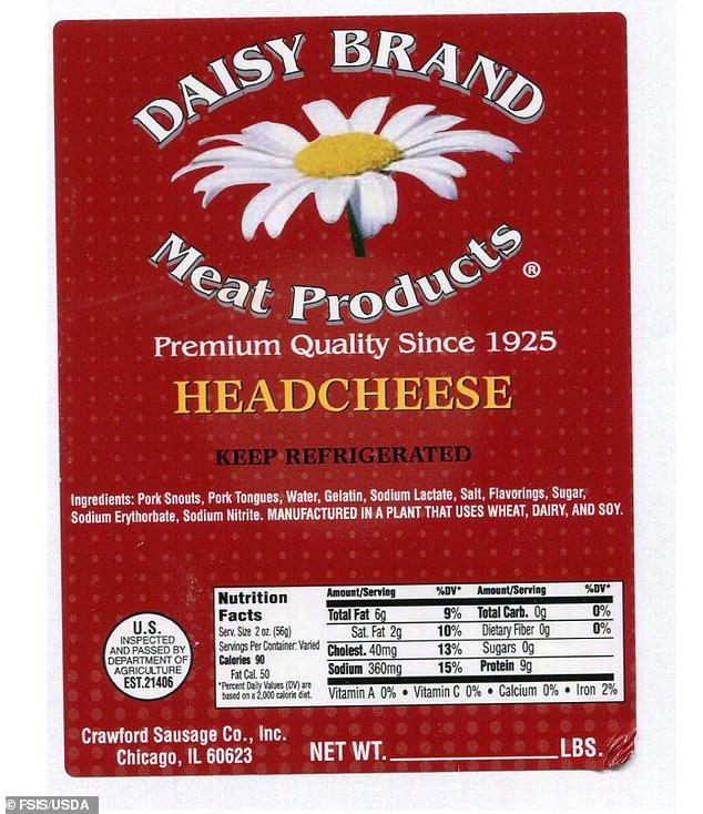 'Do not eat' warning issued as headcheese deli meat urgently recalled ...