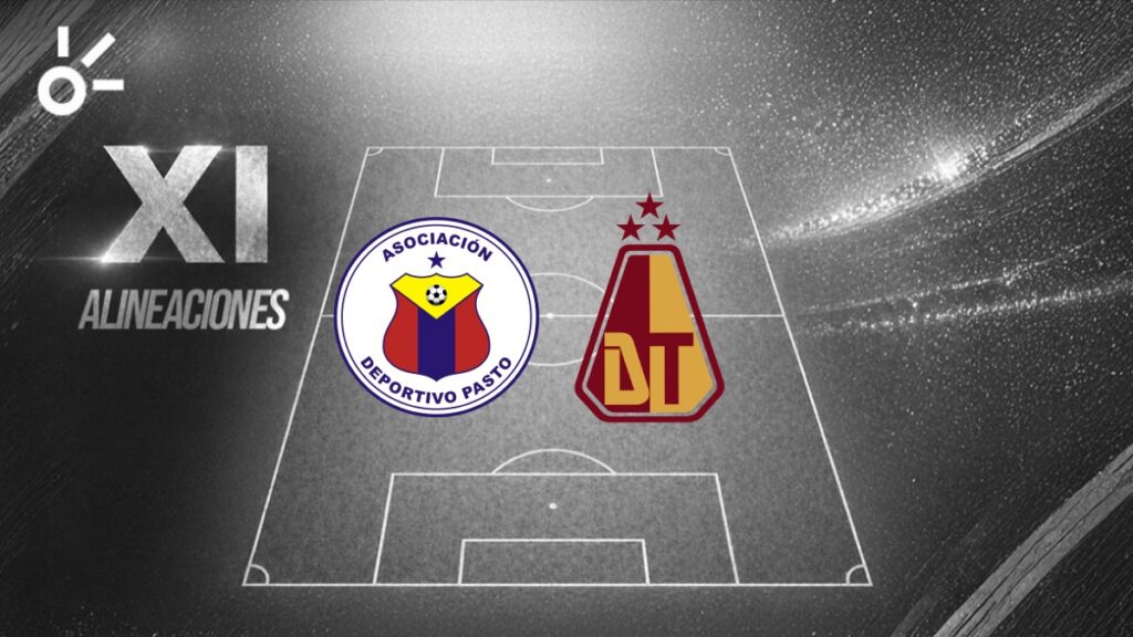 Alineaciones del Deportivo Pasto vs Tolima por la Liga BetPlay 2026-I