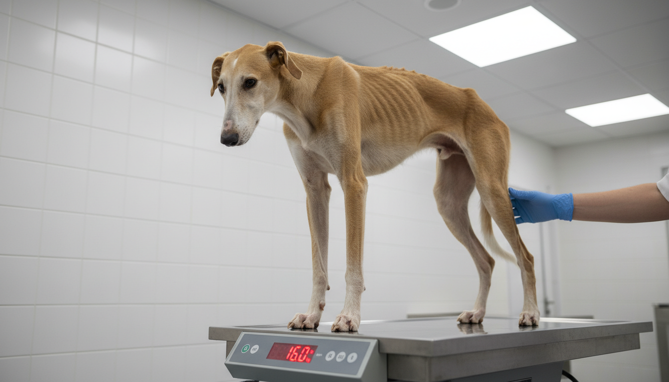 Underweight stray dog, with ‘dangerously low’ body temperature, rescued ...