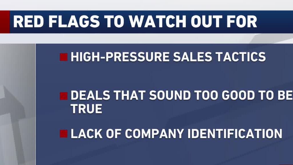 Better Business Bureau warning against door-to-door security sales scams