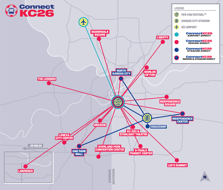 Catching a public bus to a World Cup match or fan fest in Kansas City ...
