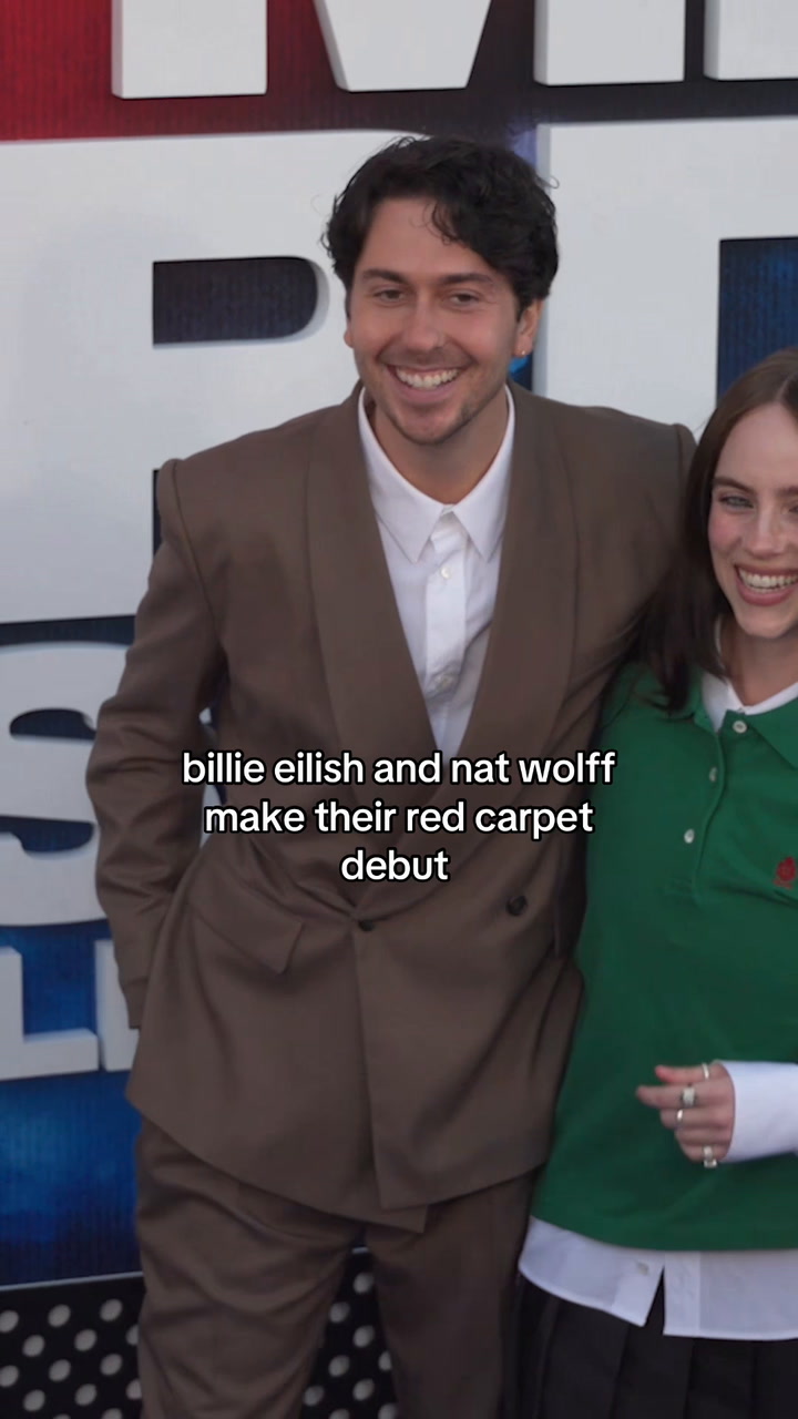 Billie Eilish and Nat Wolff make their red carpet debut