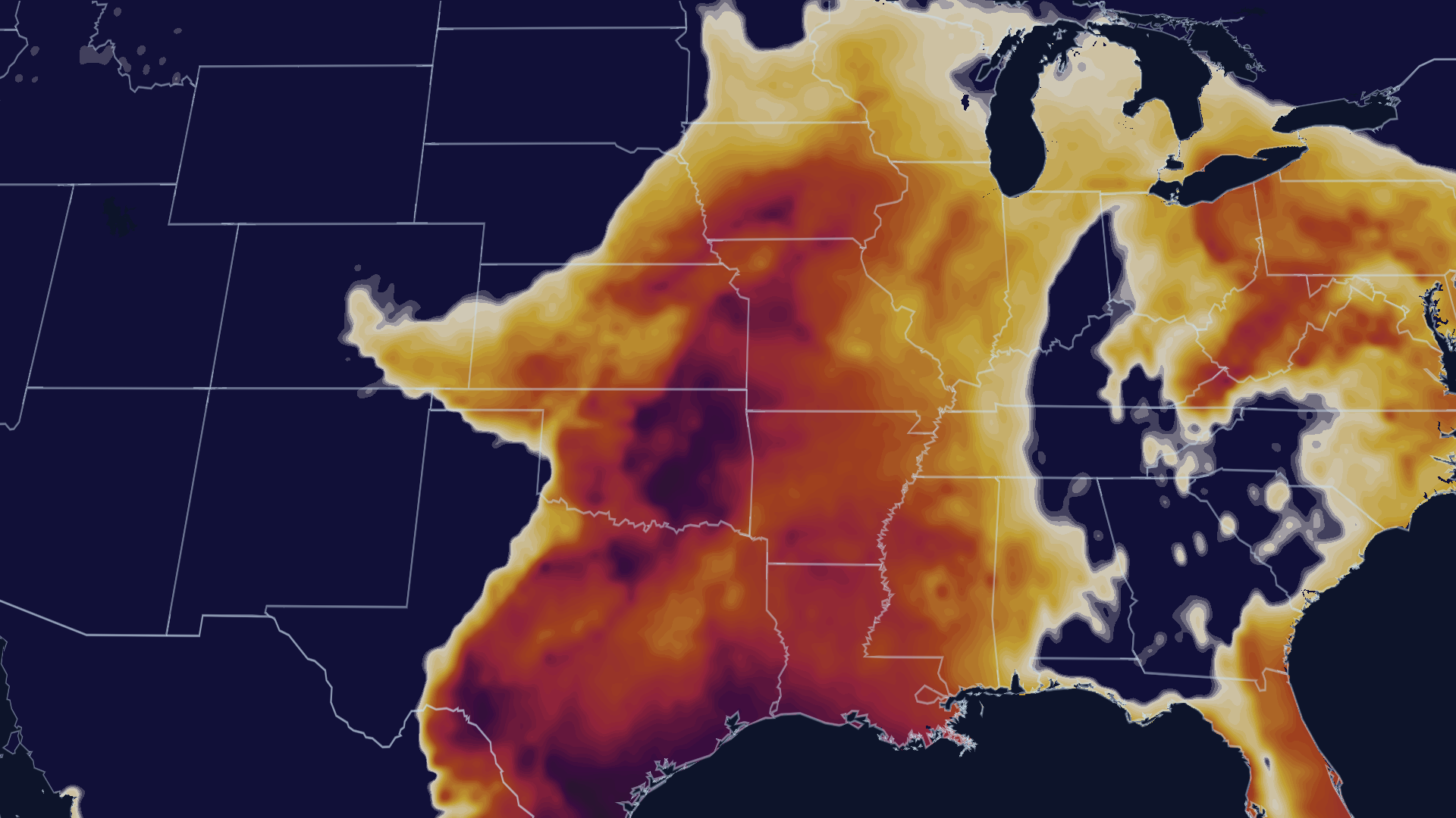 Severe storms could target central US late week