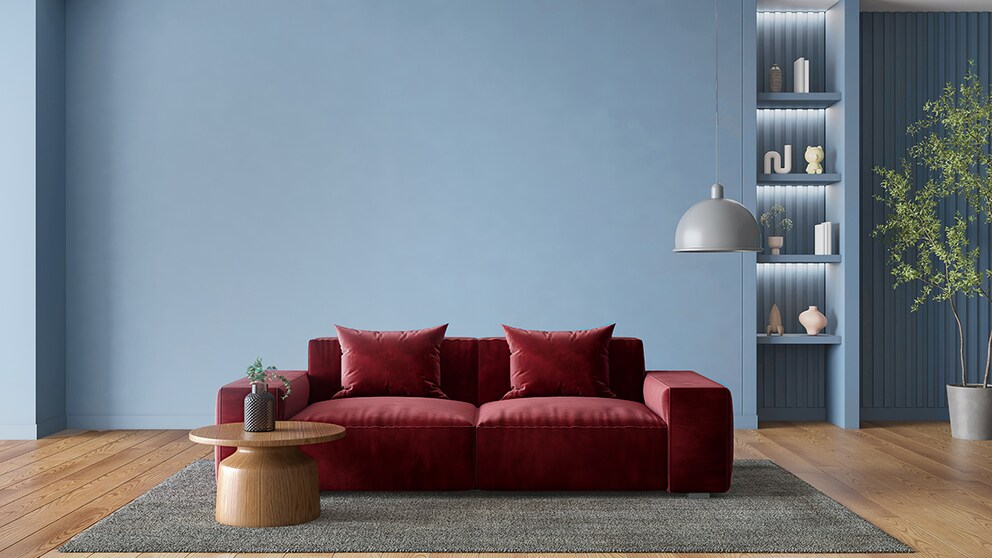 Why light blue and wine red are a perfect color combination for ...
