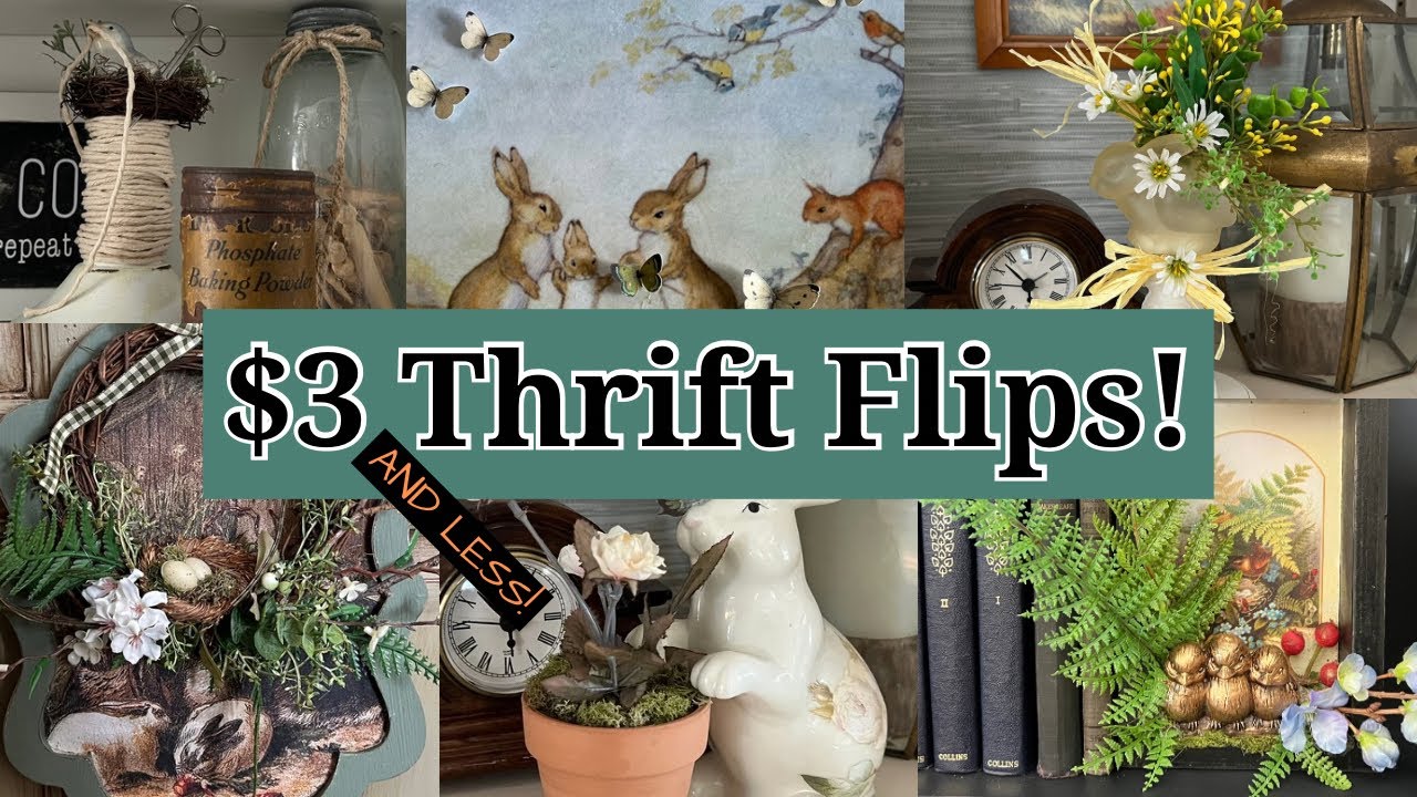 I turned $3 thrift finds into spring magic!