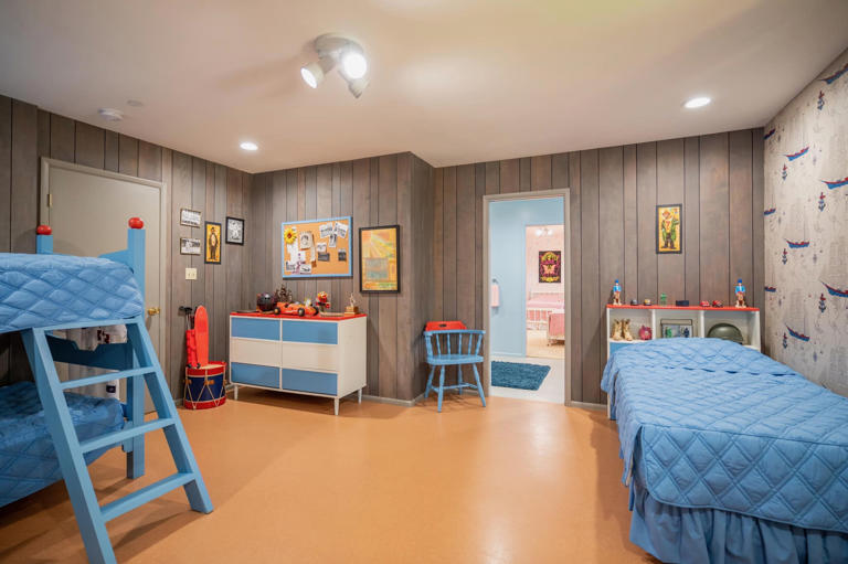 Photos inside the 'Brady Bunch' house after being redesigned