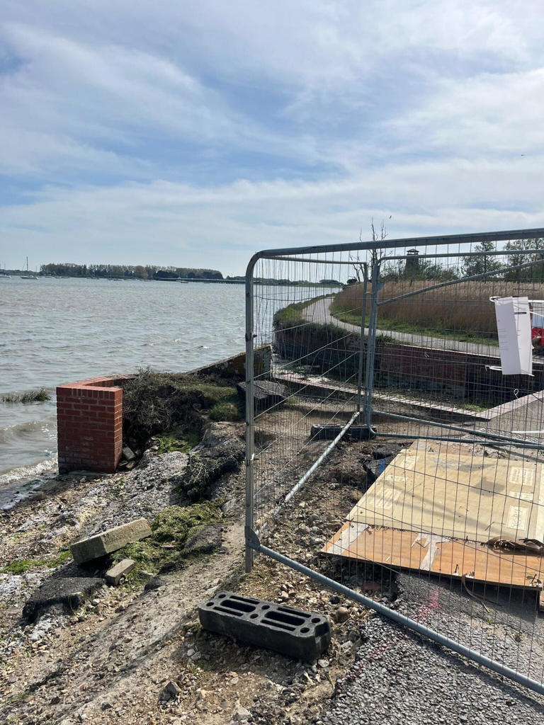 Heralded new coastal path closed after discovery of hidden electricity ...