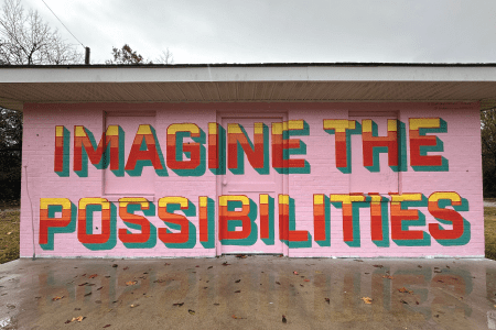 Fayetteville’s community art wall repainted for new display
