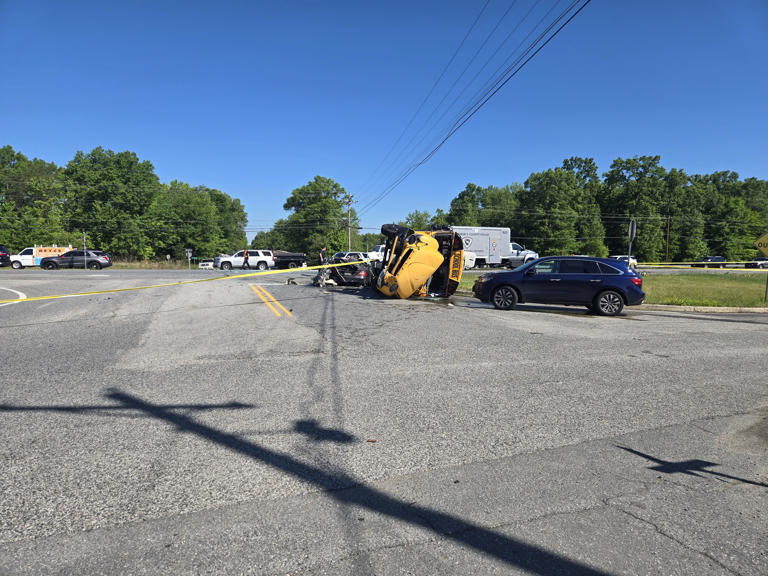 23-year-old man killed in crash involving school bus on Indian Head Highway