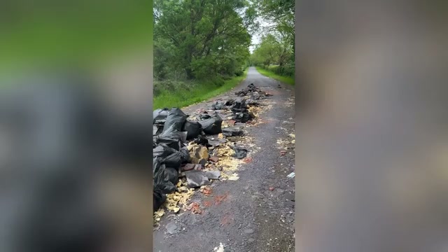 Kirsty Gallacher calls out fly-tippers who dumped waste near home