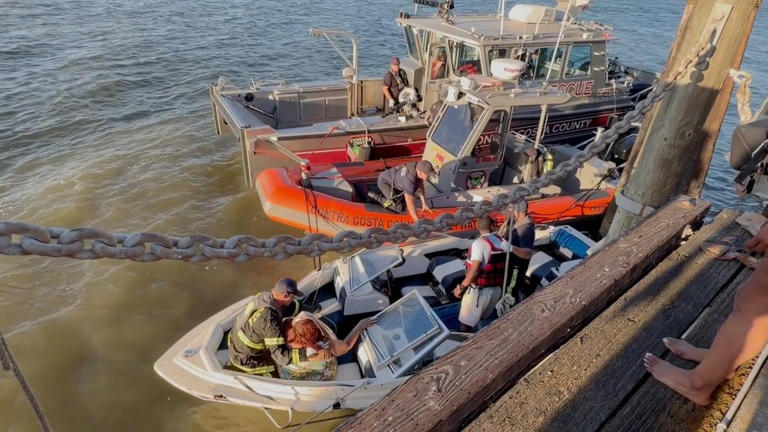Boat crashes into restaurant pier near Antioch Marina; 2 injured