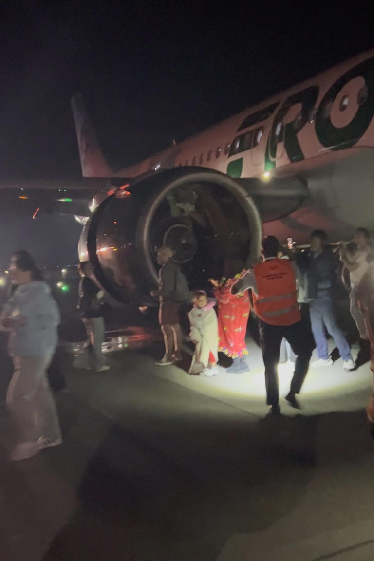 Thermal-imaging footage shows moment person hit by plane in Denver