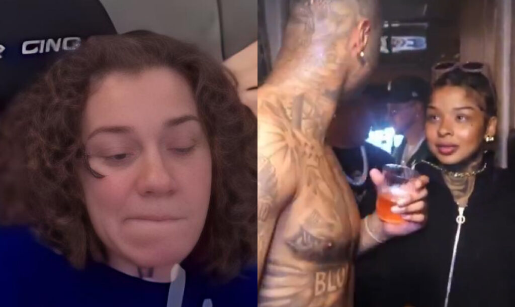 Nevaeh Akira reacts to Blueface linking up with Chrisean Rock after he ...