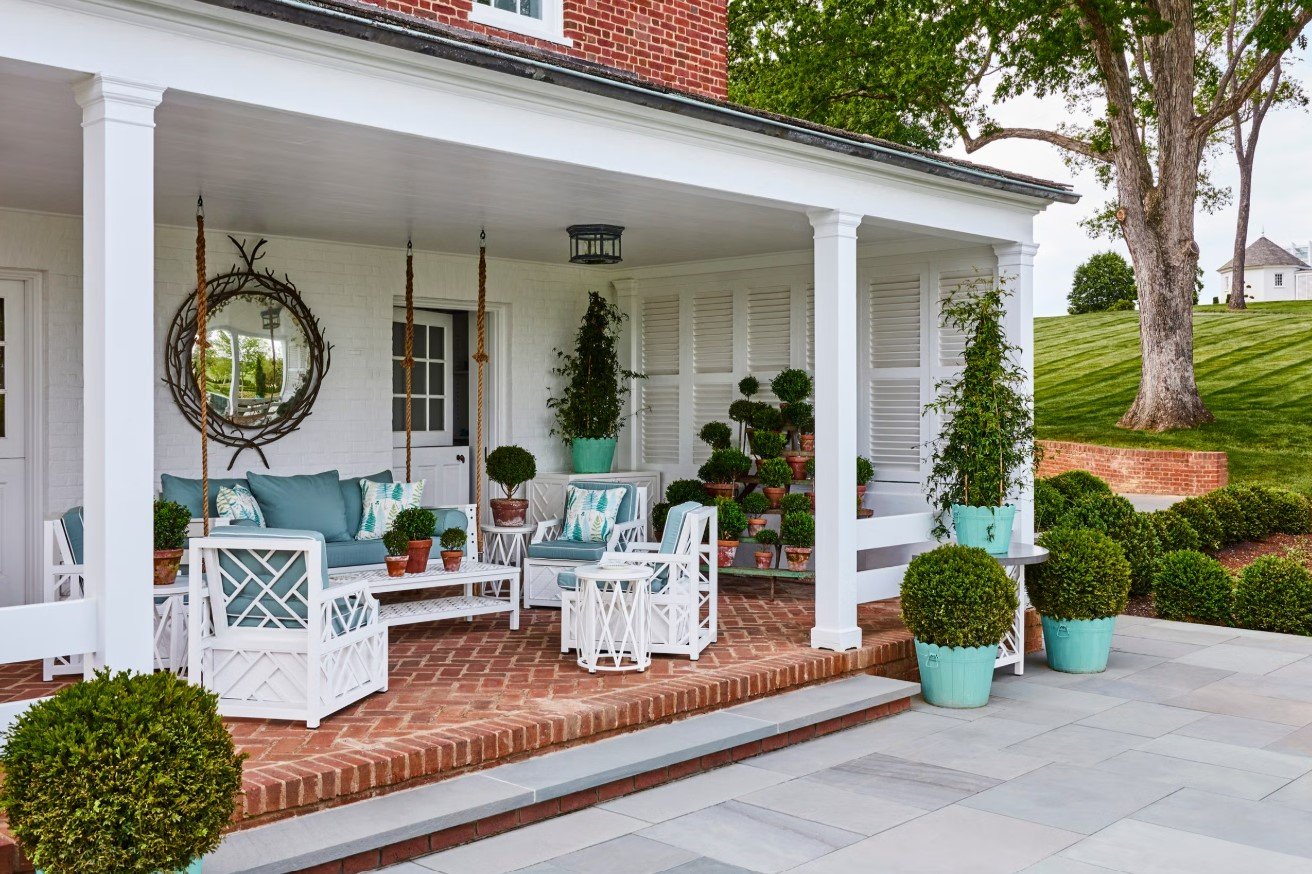 9 thoughtful little front porch upgrades that instantly make a big ...