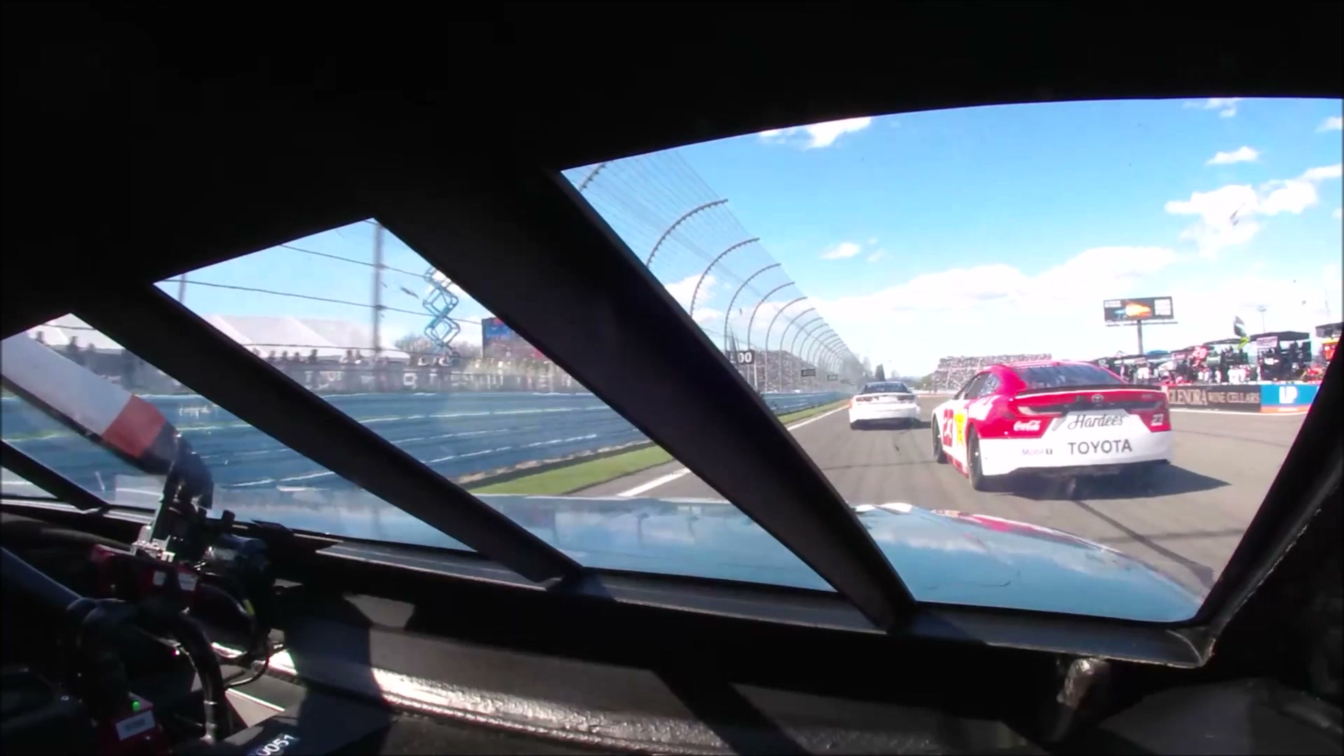 See what preceded Wallace-Bell post-race confrontation