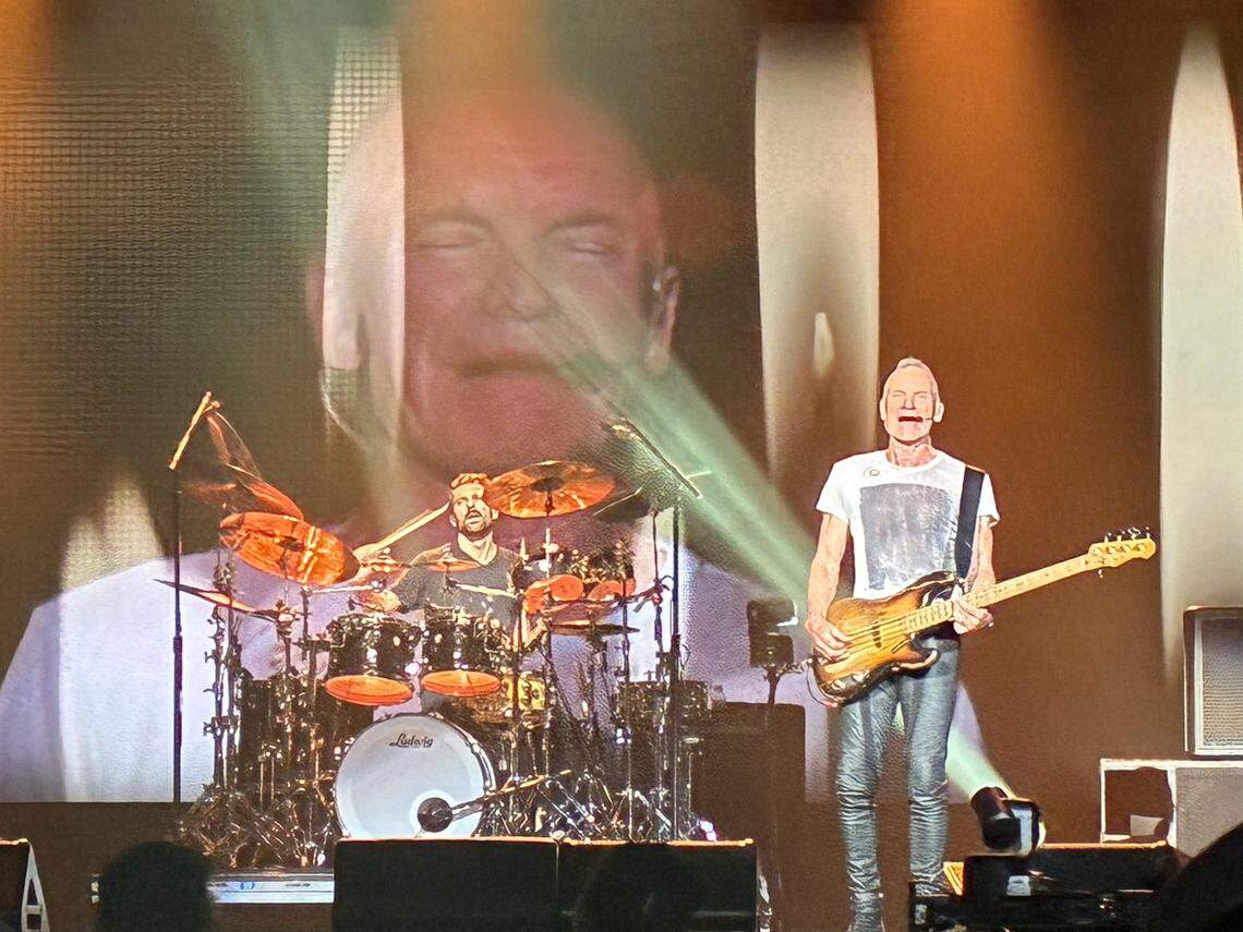 For a guy who was done with the band, Sting's show leans heavily into ...