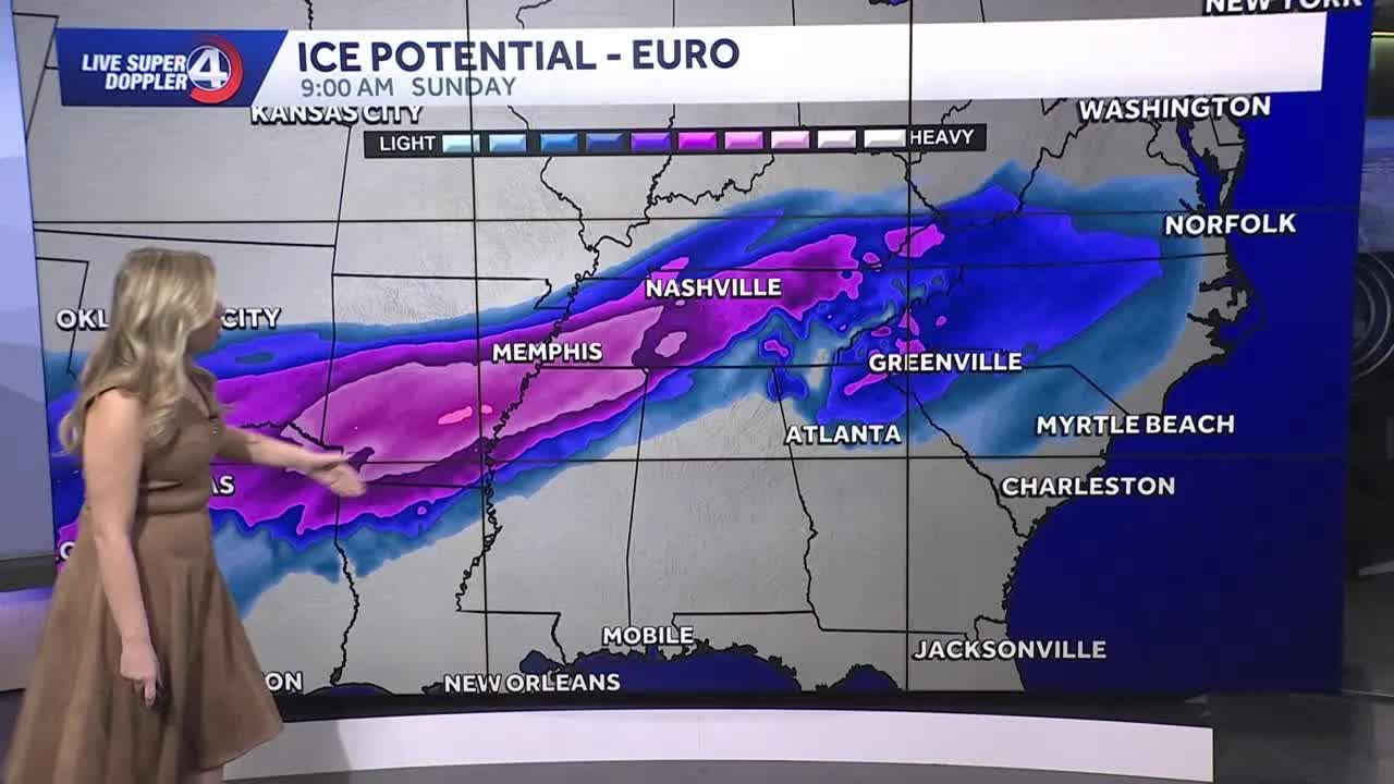 Winter storm watch for South Carolina