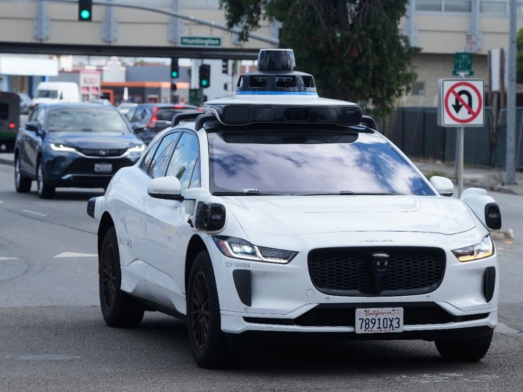 Waymo taxi involved in rollover crash in Los Angeles