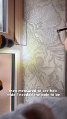 How to make a stylish cafe curtain without sewing