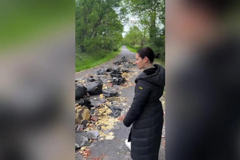 Kirsty Gallacher calls out fly-tippers who dumped waste near home