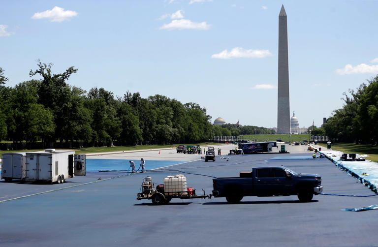 Price tag on reflecting pool repairs jumps way above Trump’s promised ...