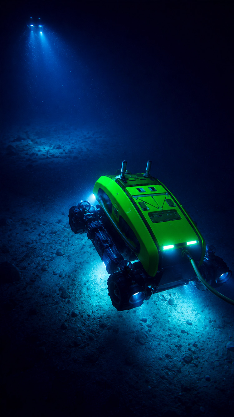 Submarine dive reaches 500 meters below ocean