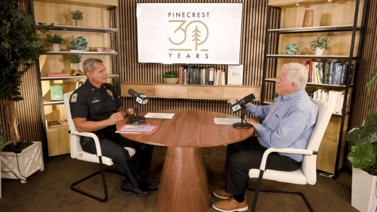 Blue Envelope Program: Michael Miller with Captain Ivan Osores of the ...