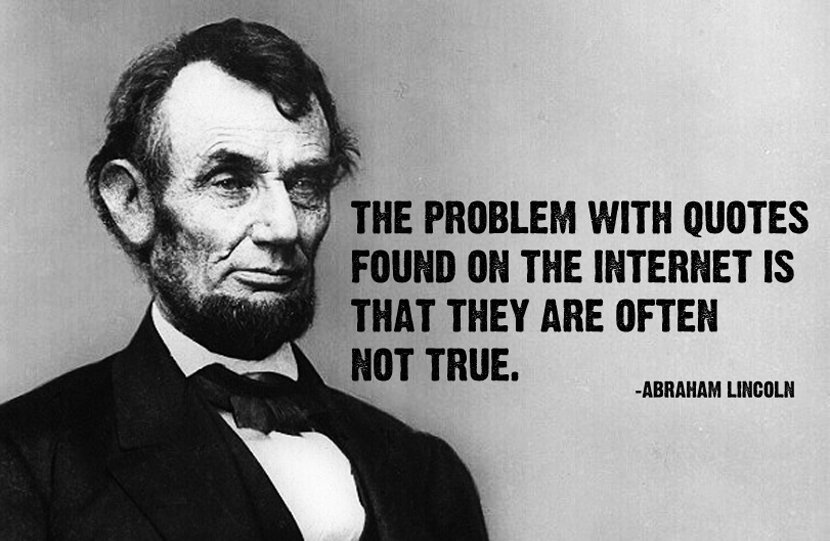 Wrong famous historical quotes of all time