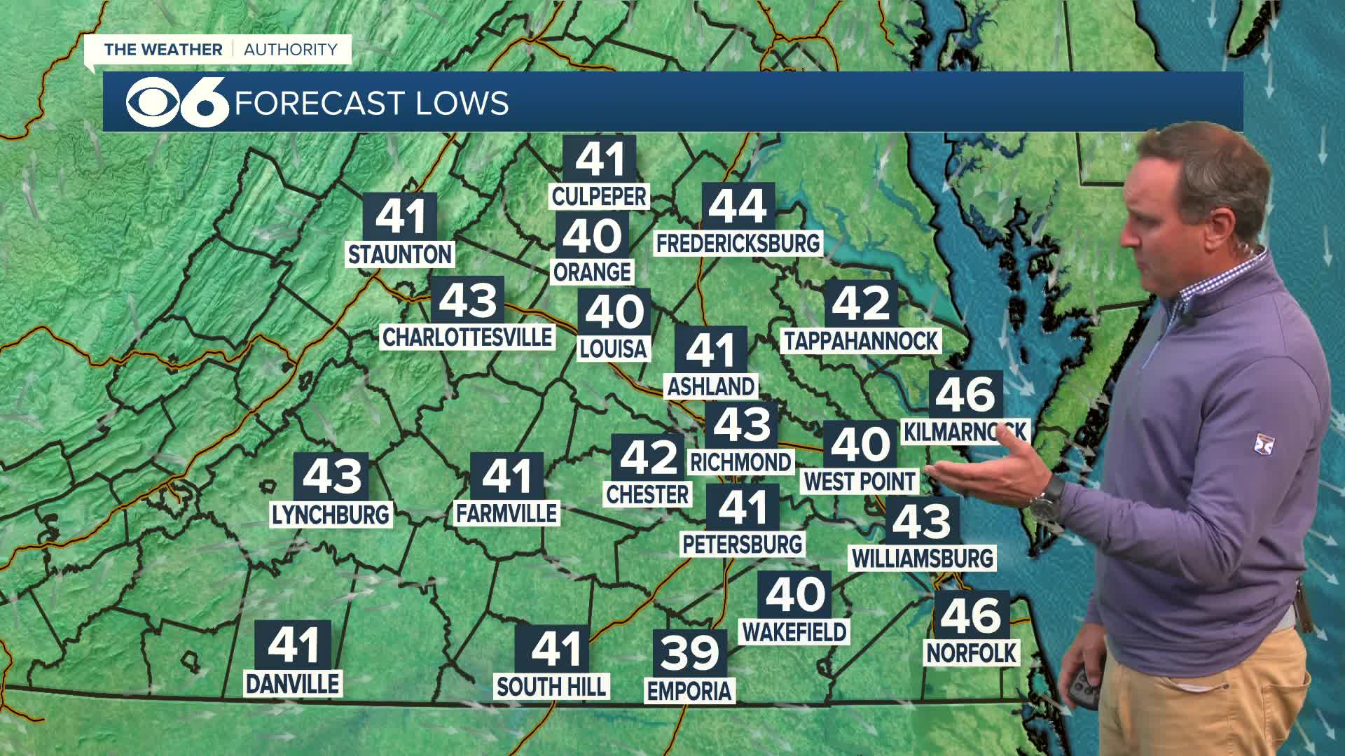 Zach's Monday evening weather update