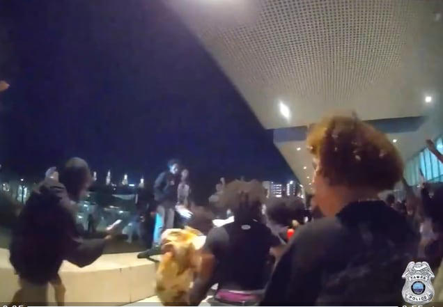 Tampa police release new video of teen takeover of waterfront park