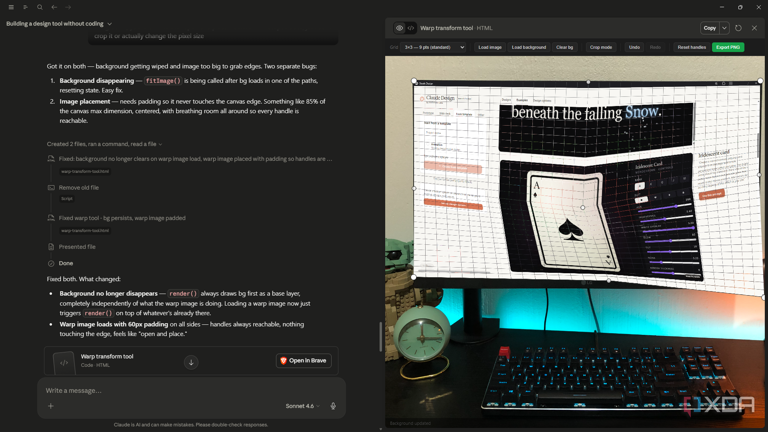 I used Claude to build my own design tool without writing a single line ...