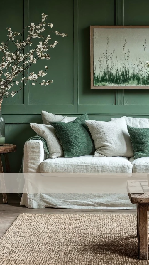 El color verde ha llegado para quedarse en la decoración del hogar ...