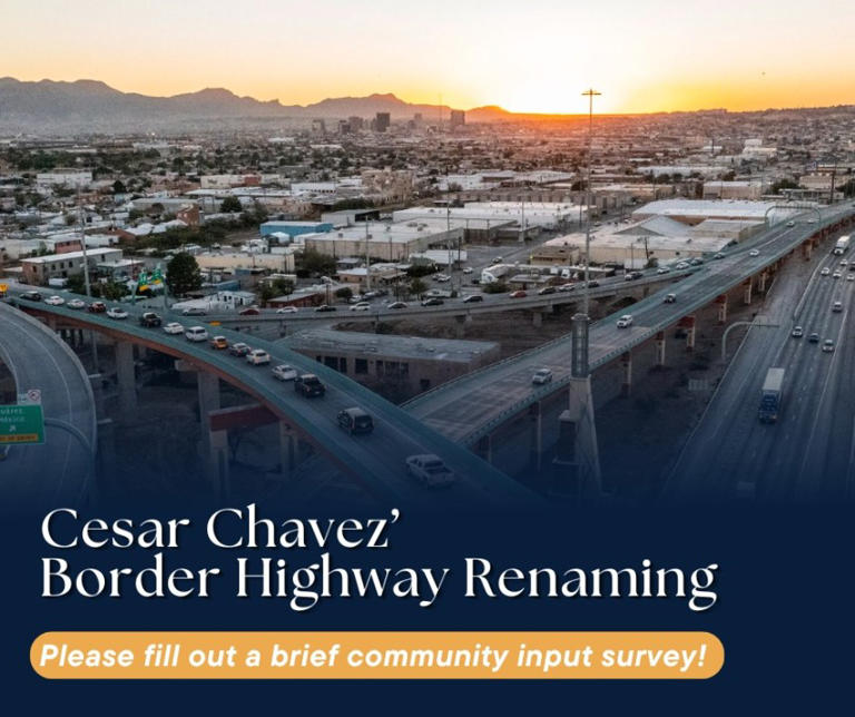 Sen. Blanco seeks input on possible renaming of Cesar Chavez Border Highway