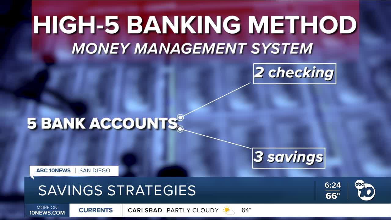 High 5 banking method helps families organize savings and avoid credit ...