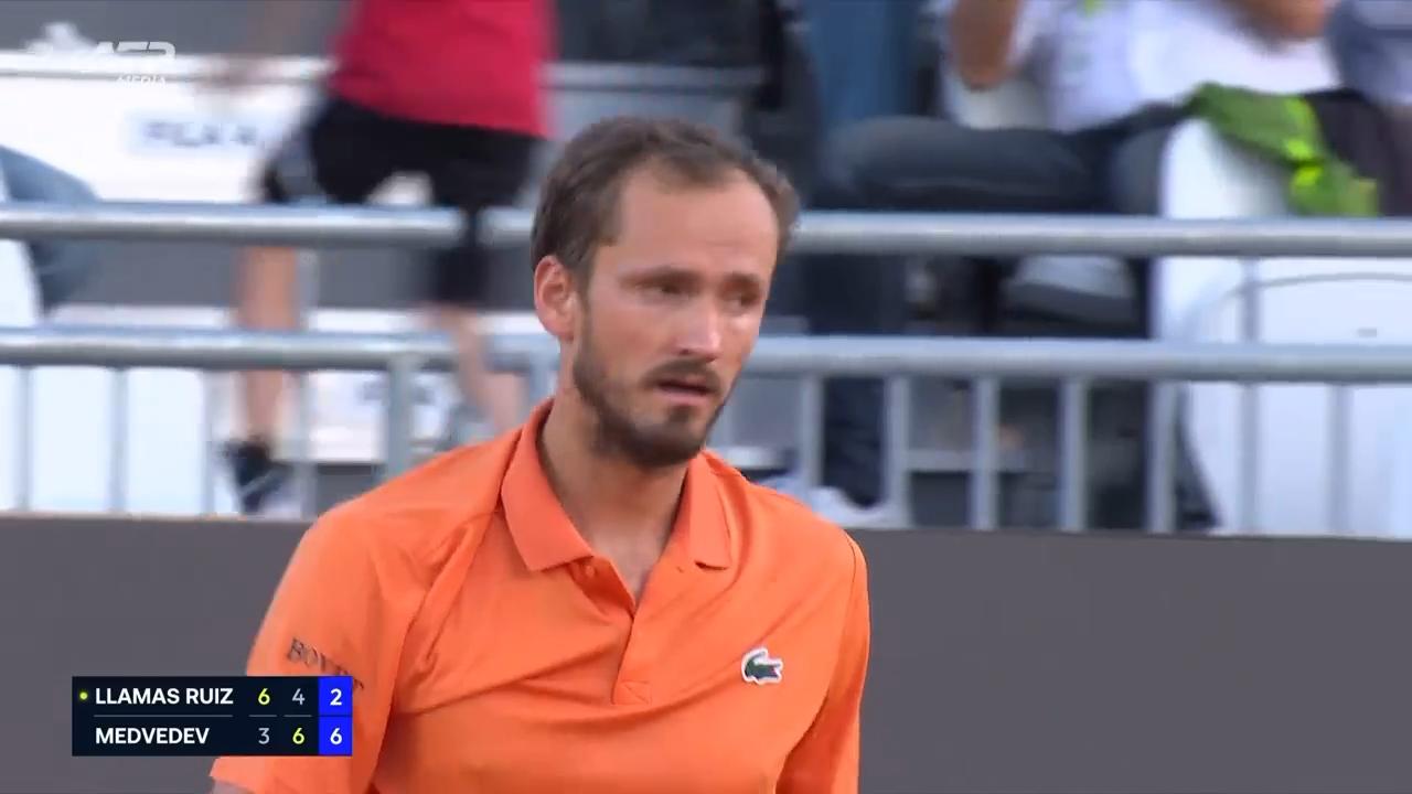 Medvedev stages comeback to beat Llamas Ruiz in Rome third round